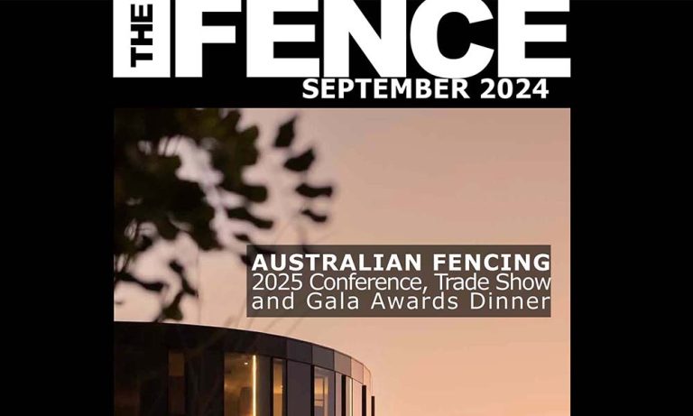 THE FENCE magazine September - Fencing Industry Australia
